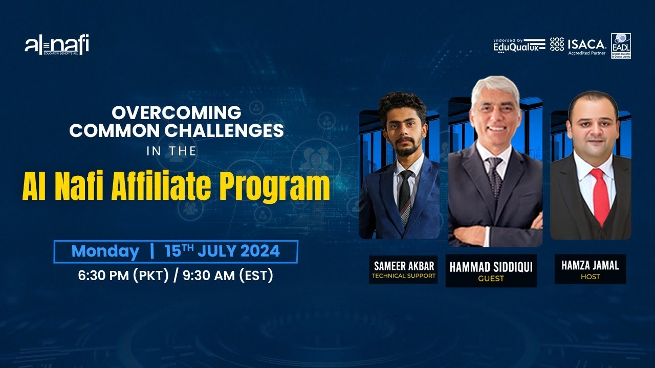 🔴LIVE - Overcoming Common Challenges in The Al Nafi Affiliate Program ...