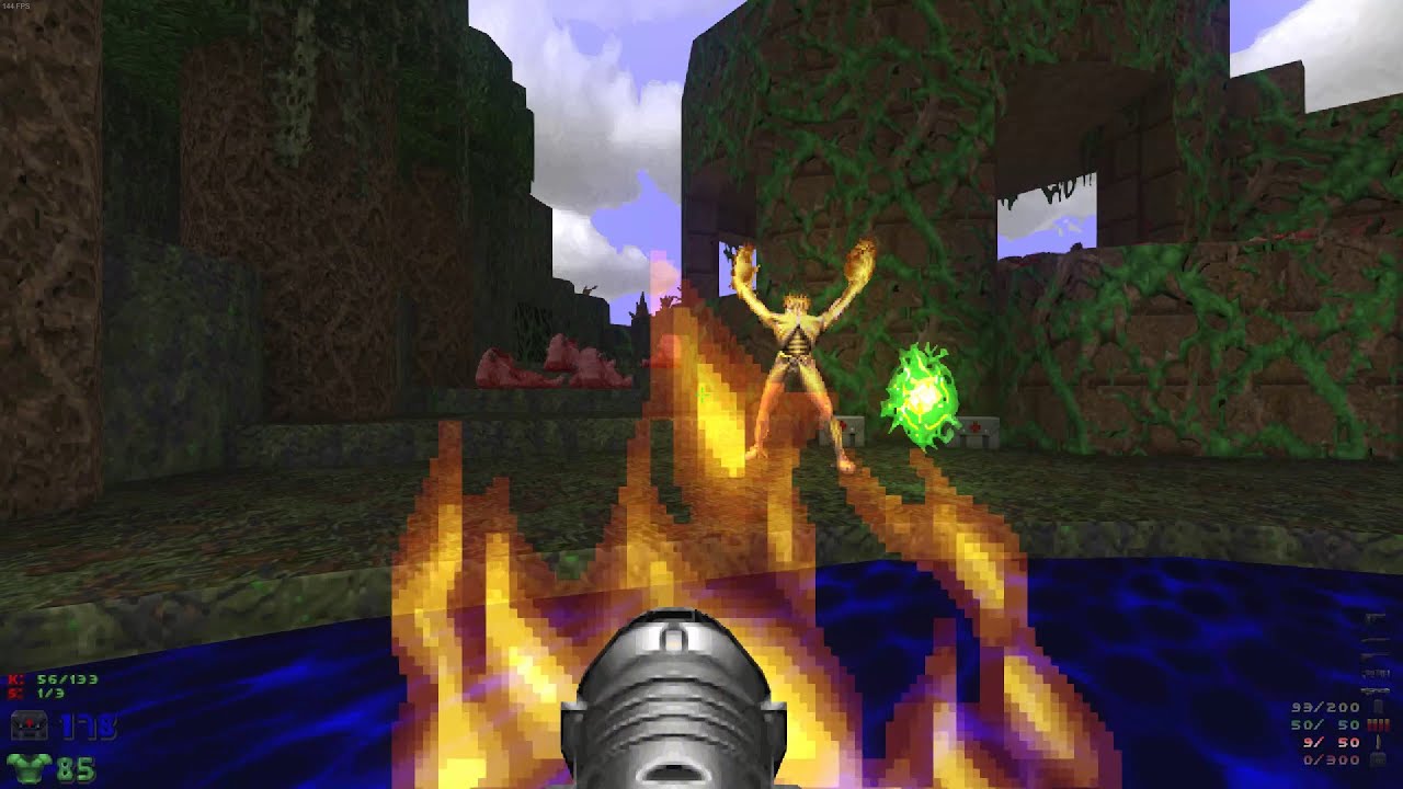 Doom 2: Overboard Map02 Skeleton Coast - YouTube