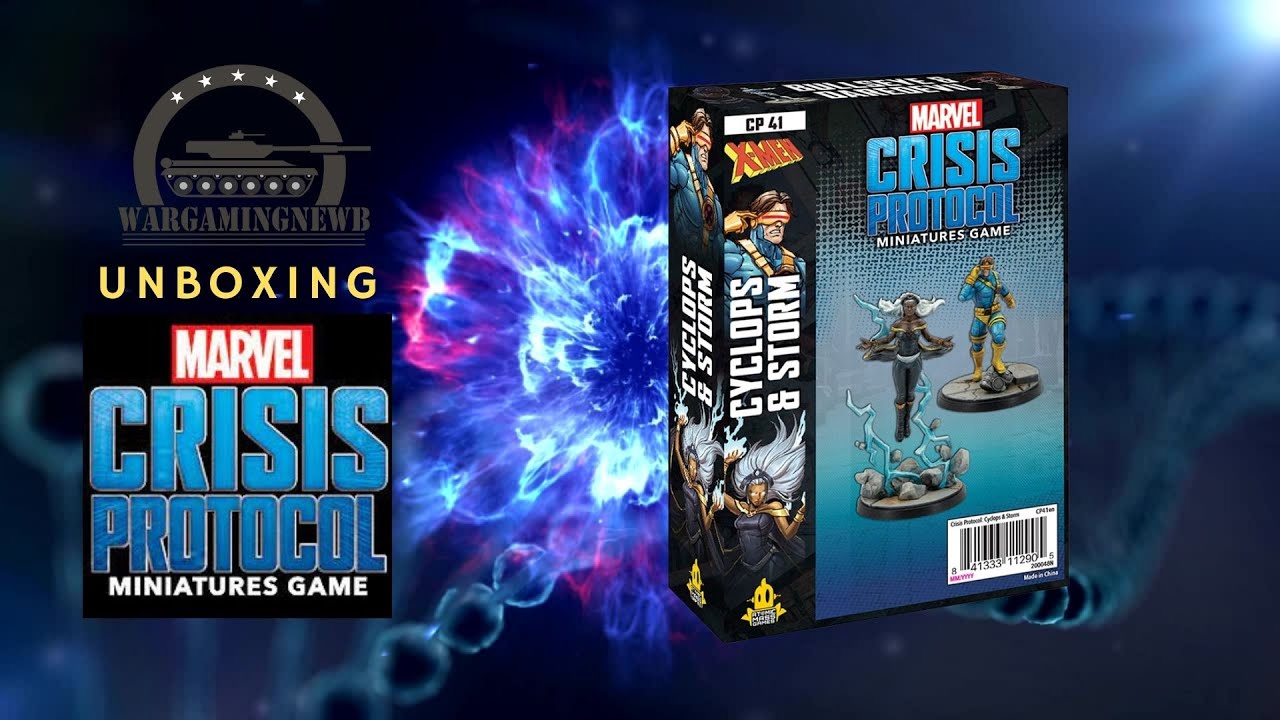 Unboxing Marvel Crisis Protocol Cyclops and Storm [Unboxing] - YouTube