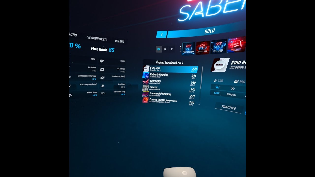 meta quest 2--beat saber PART 1 - YouTube