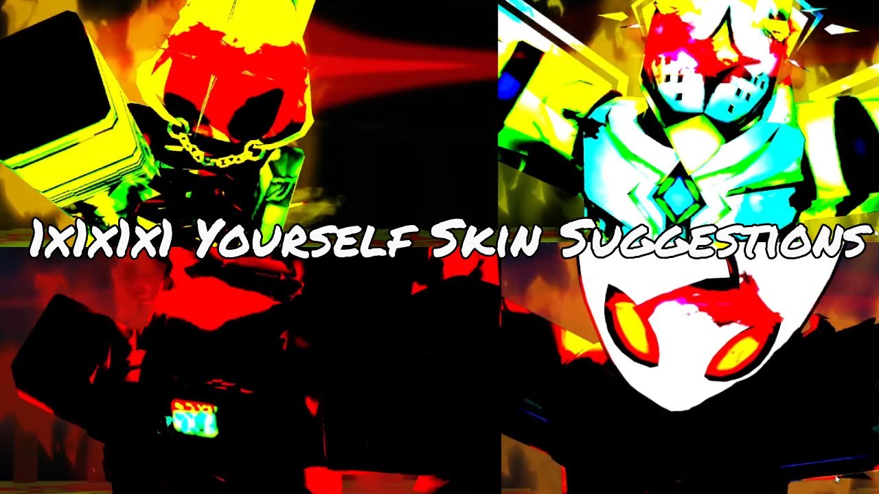 Roblox Forsaken Avatar suggestions with 1x1x1x1 Yourself Skin - YouTube