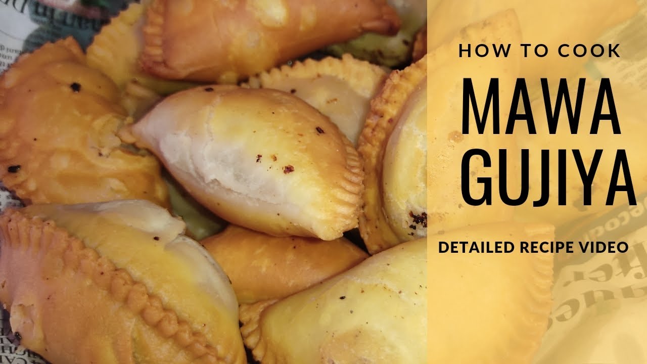 Mawa Gujiya Recipe | मावा गुजिया बनाने की बहुत आसान रेसिपी || Mawa ...