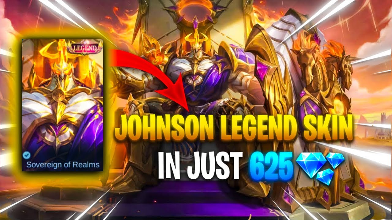 Johnson Legend skin in just 625 💎 😱😱 - YouTube