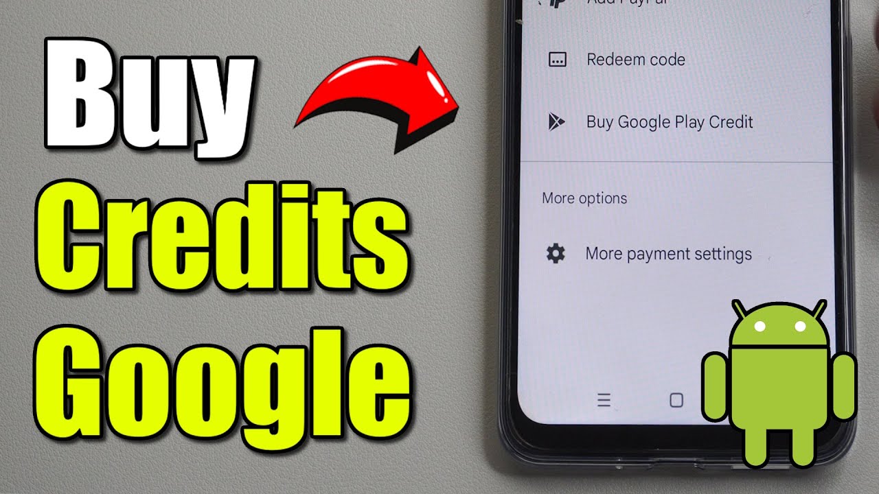 How to Buy Google Credits on Google Play Store using Android Phone ...