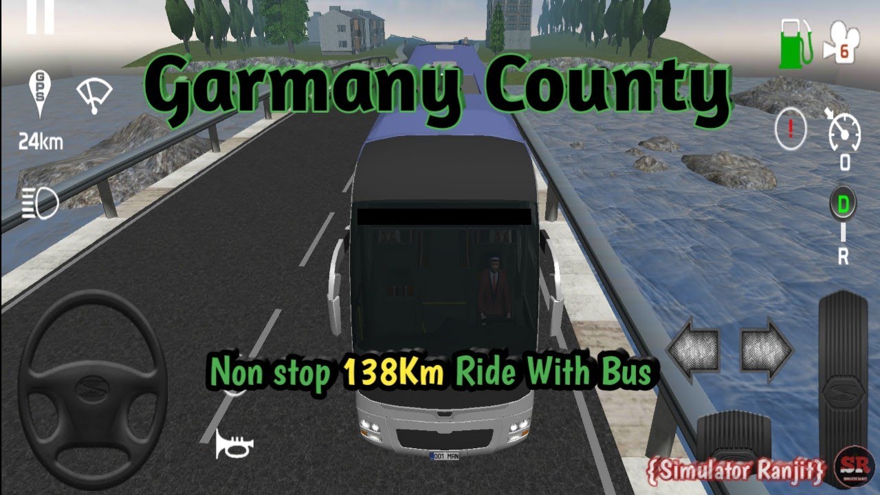 Garmany County | Non Stop 138Km Ride With Bus | Magdeburg To Leipzig | {Simulator Ranjit} - YouTube