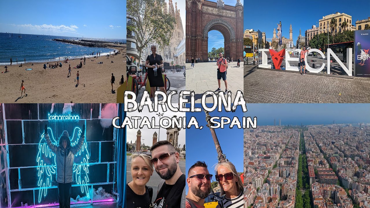 Barcelona in The Catalonia Area of Spain. - YouTube