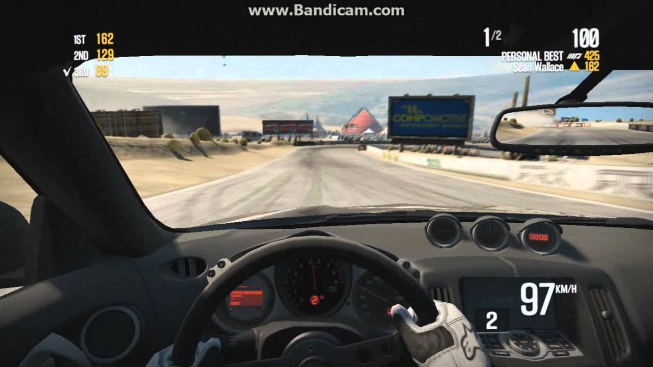 NFS Shift 2 Unleashed Drift 370z First person - YouTube