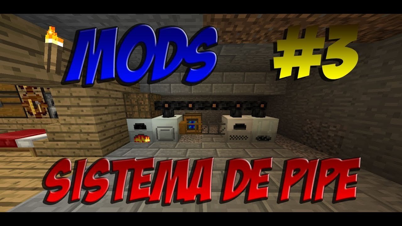 Minecraft com mods / #3 / Sistema de PIPEs e mais máquinas - YouTube