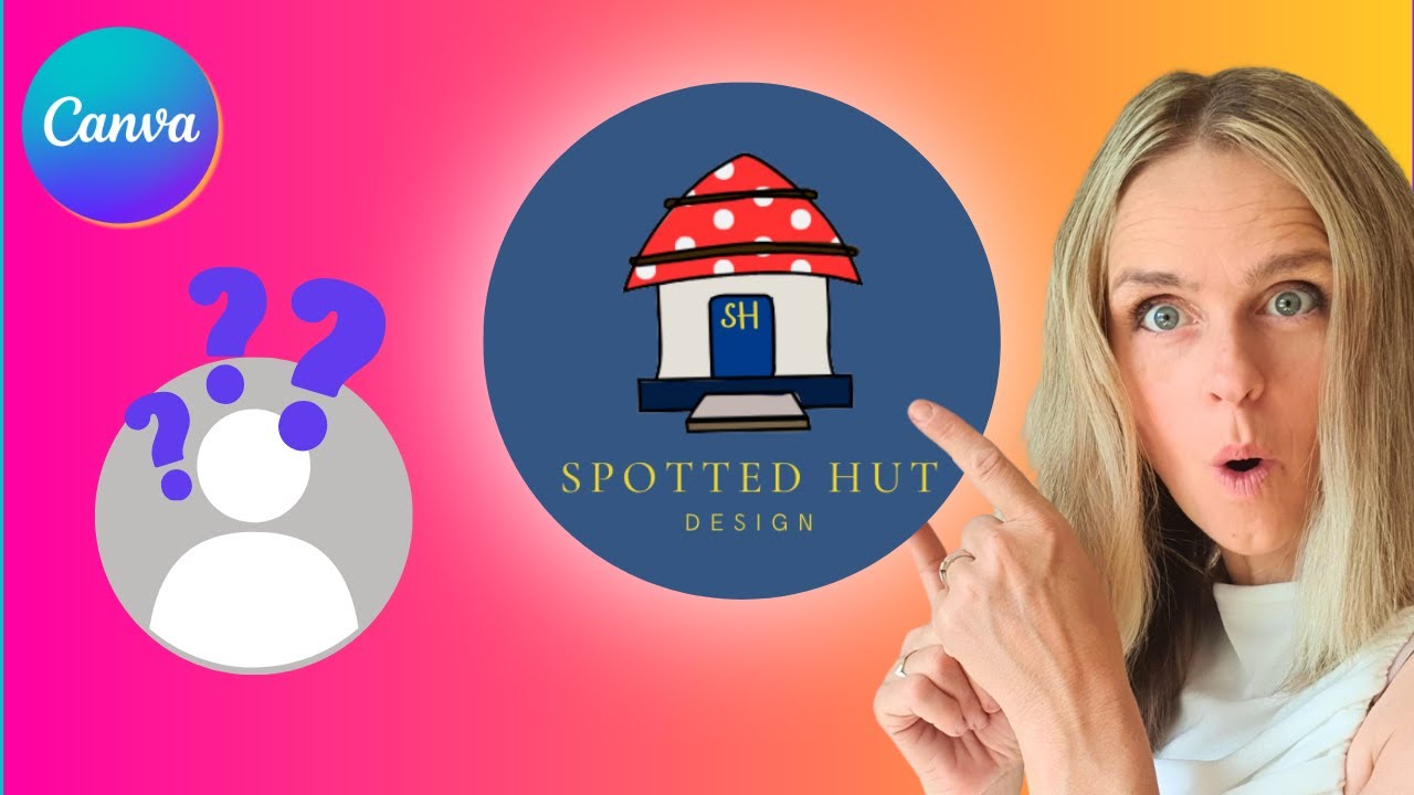 How to make profile picture from your logo in Canva - YouTube