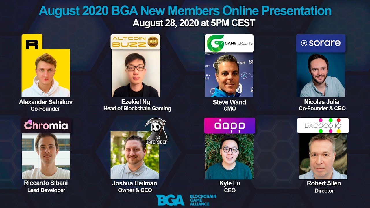 BGA August 2020 New Members Presentation - YouTube