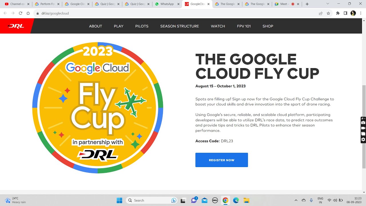 Google Fly Cup Challenge 2023 || Enroll Now || Limited Seats || Must ...