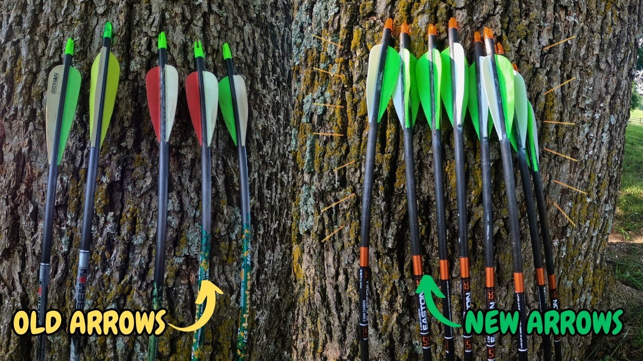 Making Brand New Custom Arrows for my Bow... - YouTube