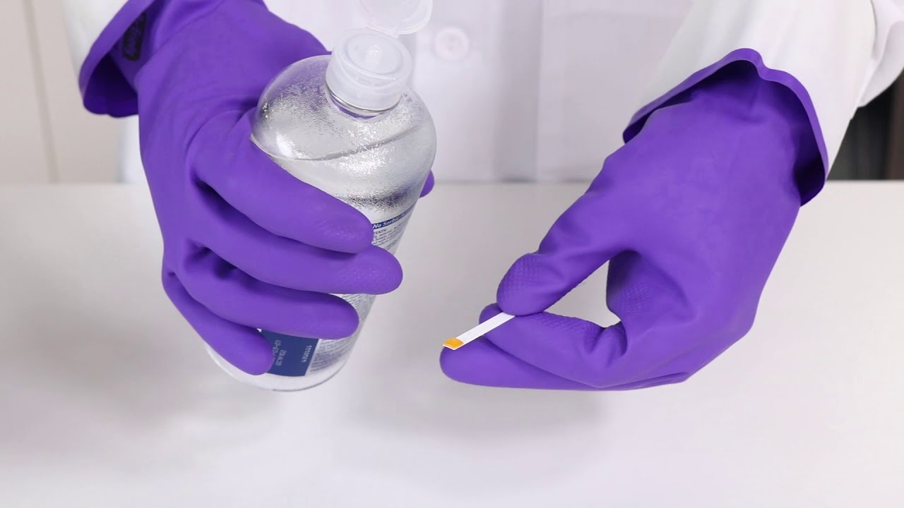 OPTIM 33TB vs quat low-alcohol disinfectant wipe (CA) - YouTube