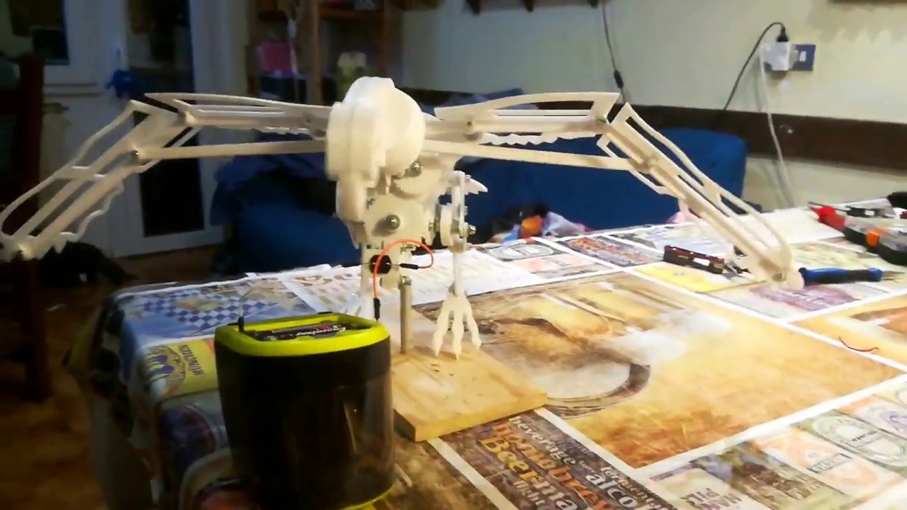 Eagle automata with electrical engine - YouTube
