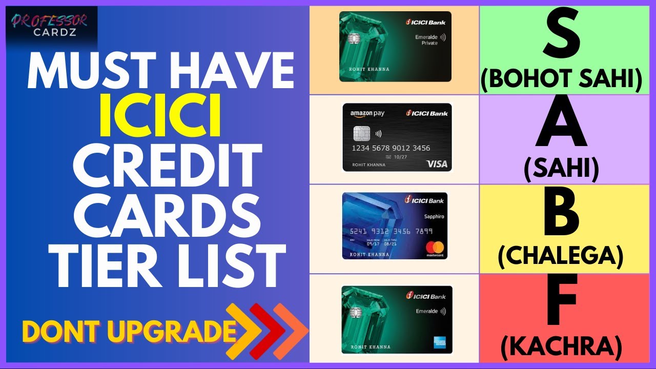 I Ranked ALL ICICI Credit Cards From Best to Worst! #ccgeeks - YouTube