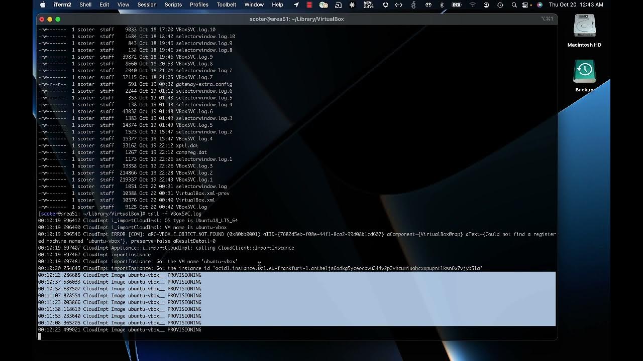 VirtualBox 7: import Oracle Cloud Infrastructure instance - YouTube