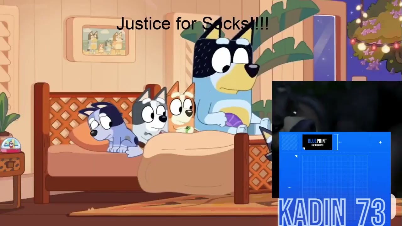 Bluey YTP Collab Entry: Vincent The Bear Bystands Bluey Bullying Socks ...