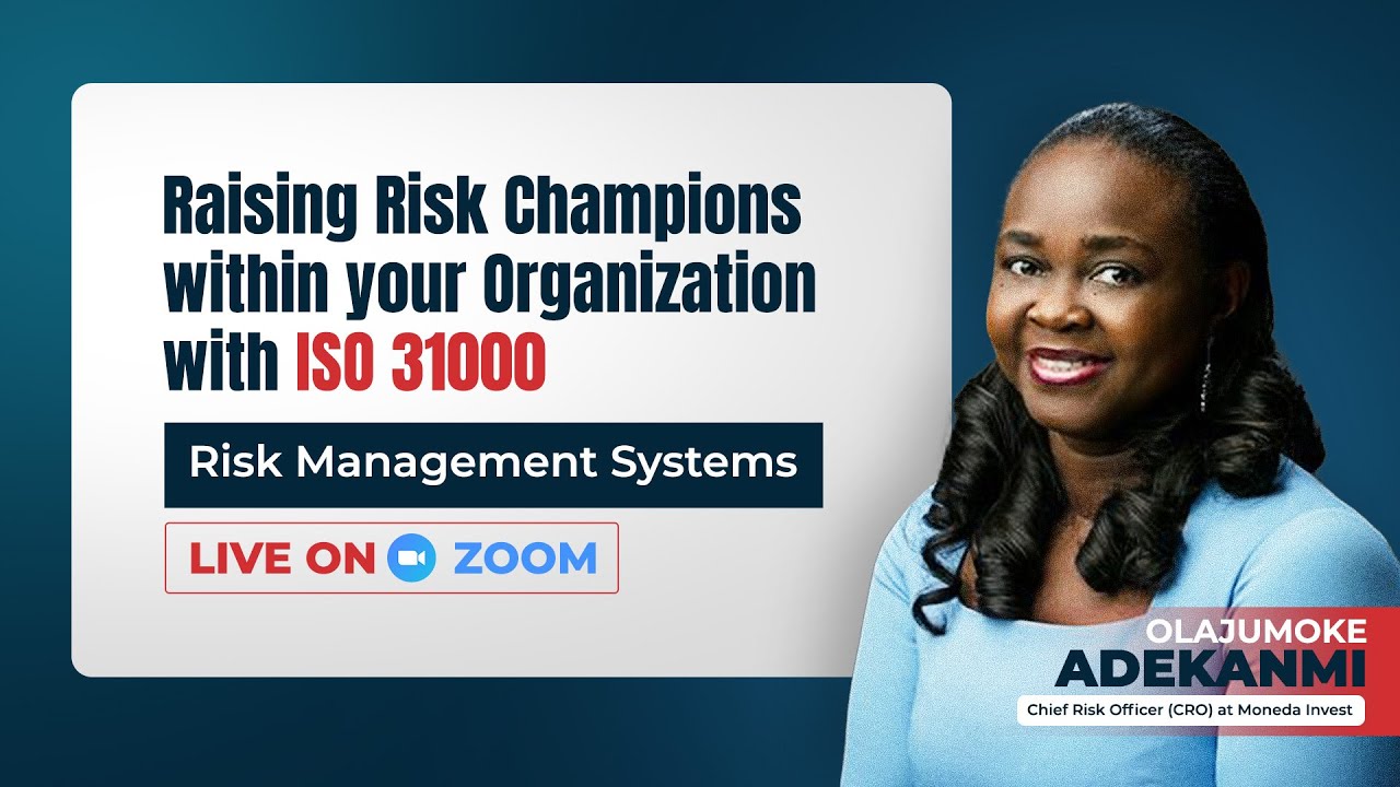 Raising Risk Champions Within Your Organisation with ISO 31000 - YouTube