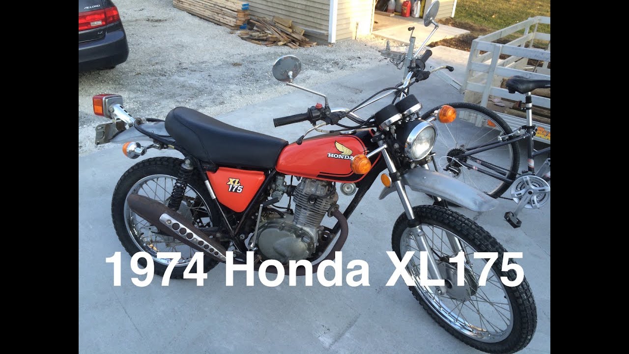 1974 Honda XL175 Walkaround and Ride - YouTube