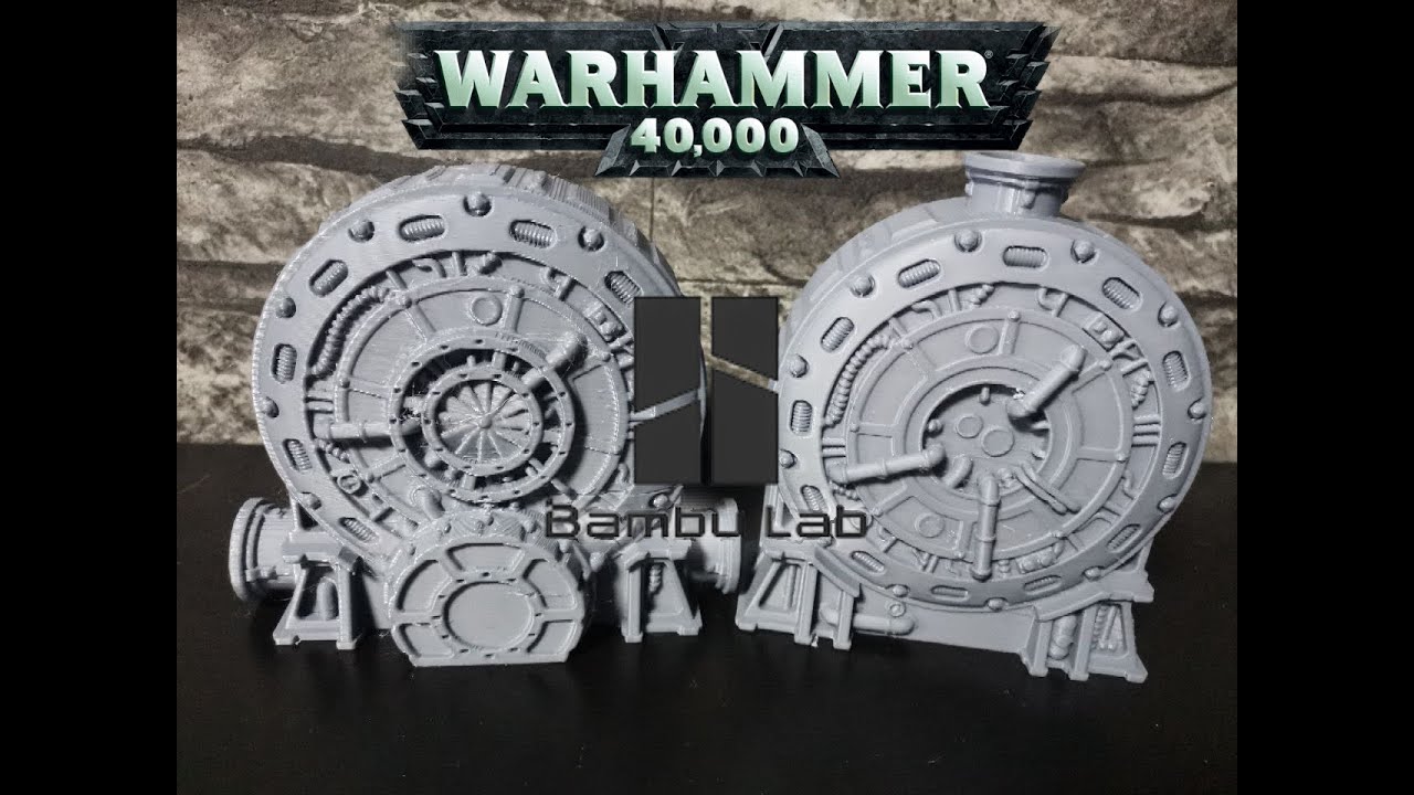 Warhammer 40k Generators -- 3D Printing timelapse with BambuLab P1P ...