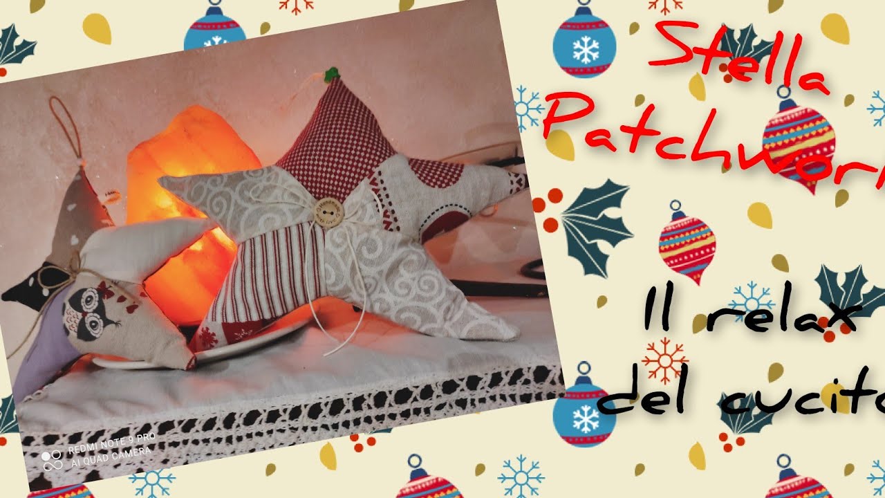 Cuciamo insieme una stella 🌟 patchwork 🌟in 15 minuti# 💪... tutorial ...
