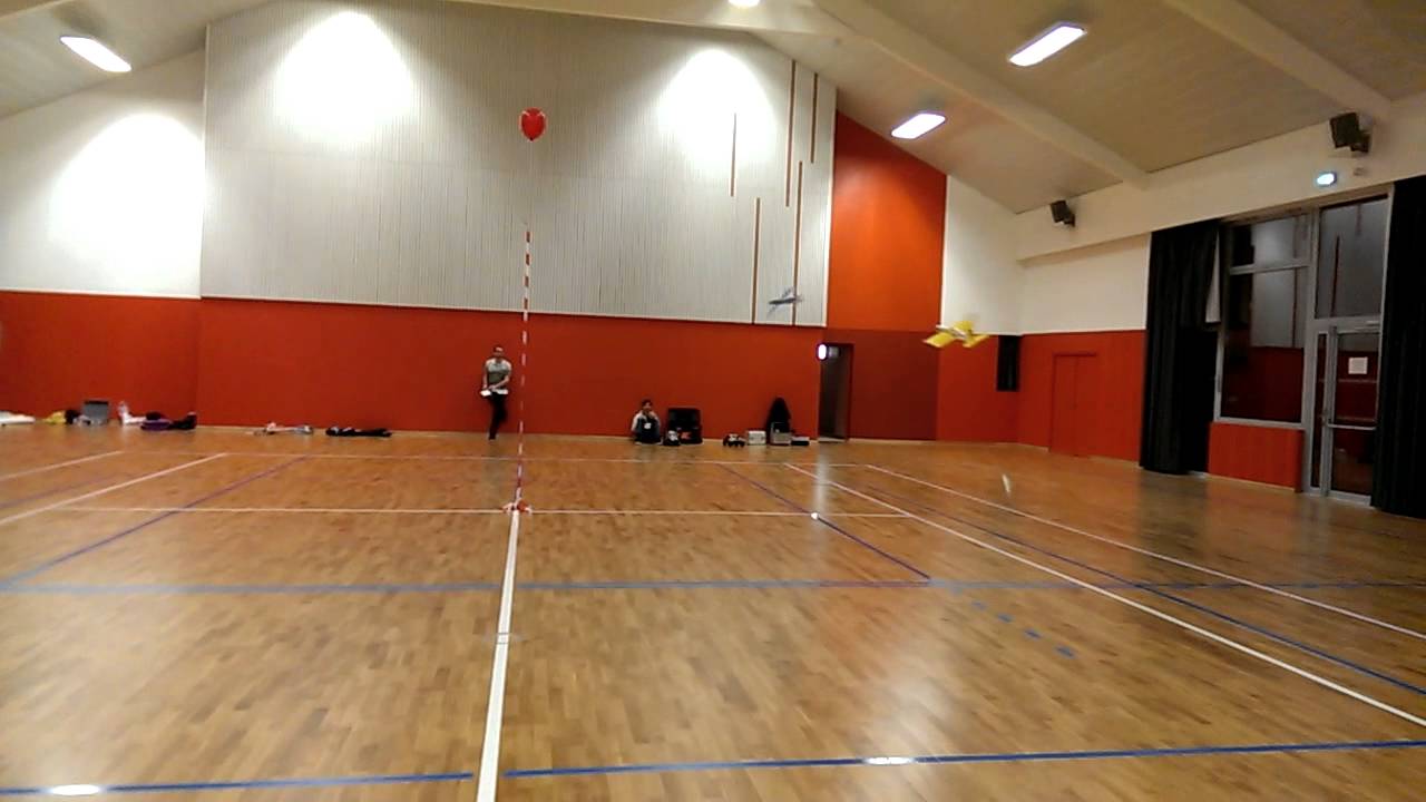 indoor plane rc racing time airgonay style - YouTube