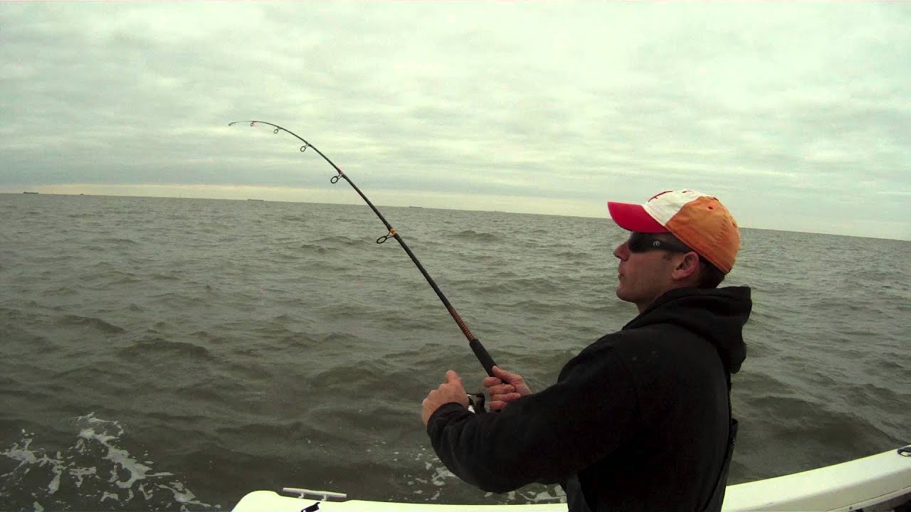 Striped Bass Fishing Delaware Bay 1080p HD - YouTube