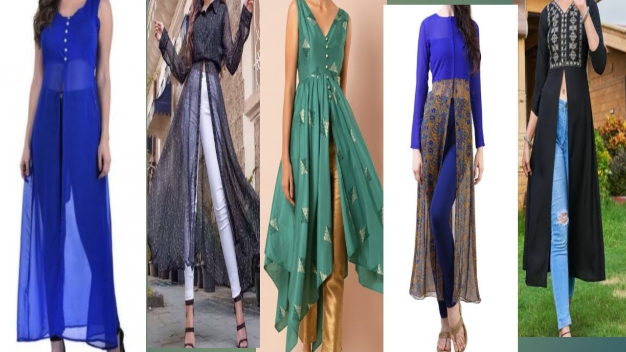 front open kurti design - YouTube