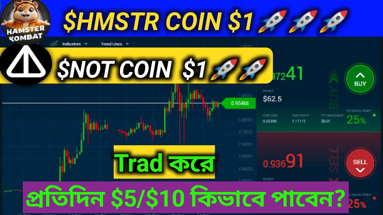 Not Coin এবং Hamster Coin Binance Spot Trading || Hamster Not coin ...