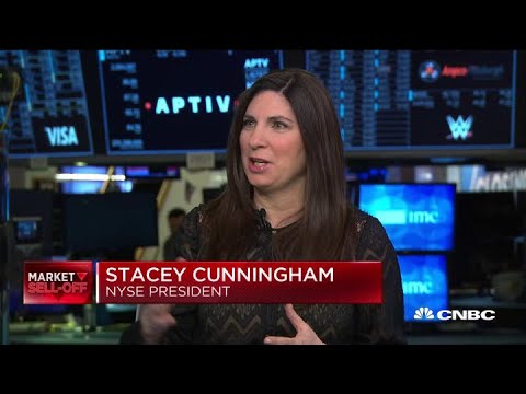 NYSE President Stacey Cunningham on market plunge - YouTube
