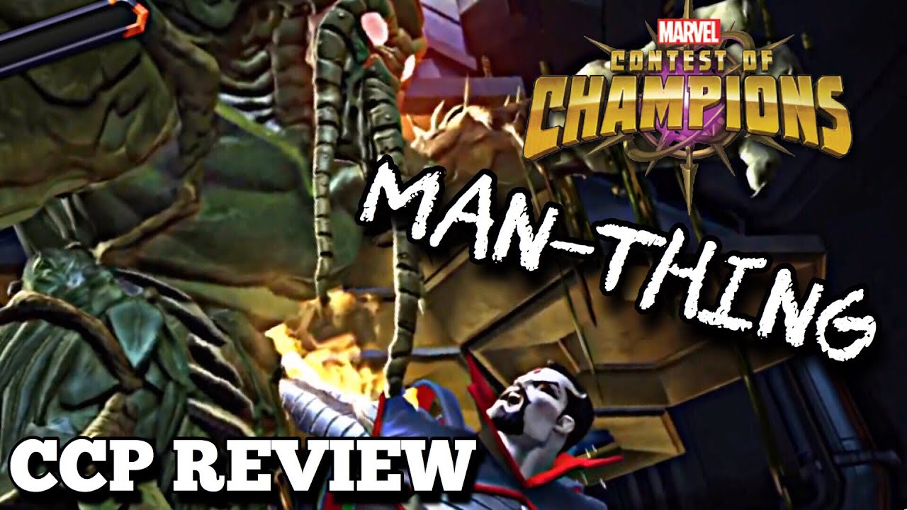 Man-Thing CCP Review | Marvel Contest Of Champions - YouTube