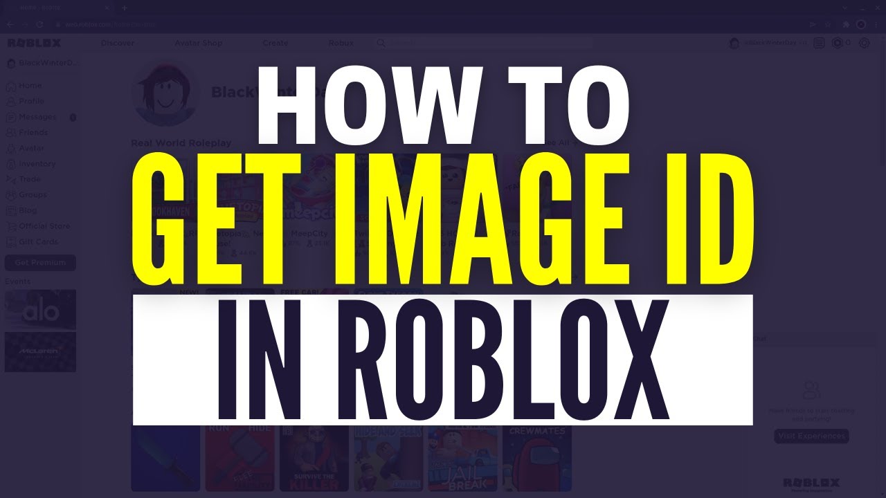 How To Get Image ID For Roblox | Copy Decal ID - YouTube
