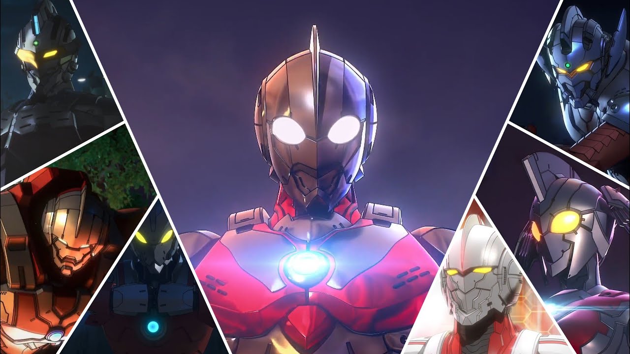 Netflix Ultraman Anime All Transformations - YouTube