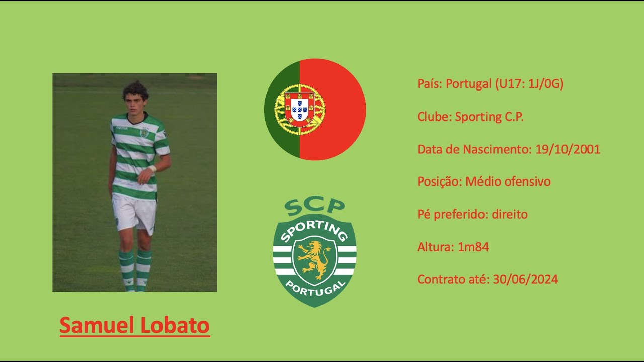 Samuel Lobato (Sporting CP) 19/20 highlights - YouTube