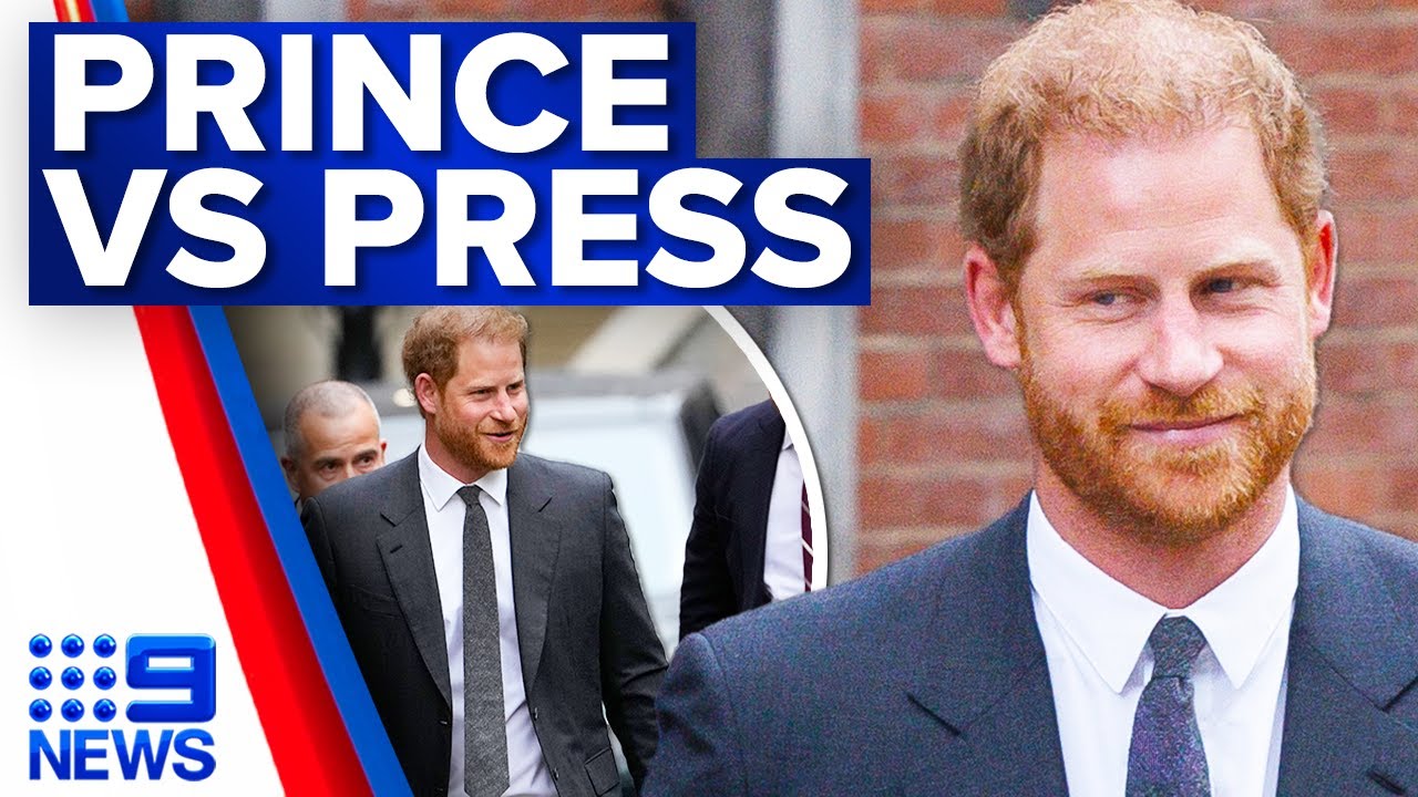 Prince Harry heads for courtroom showdown | 9 News Australia - YouTube