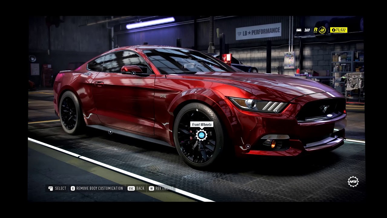 modif mustang GT+tour garage NFS Heat #1 - YouTube
