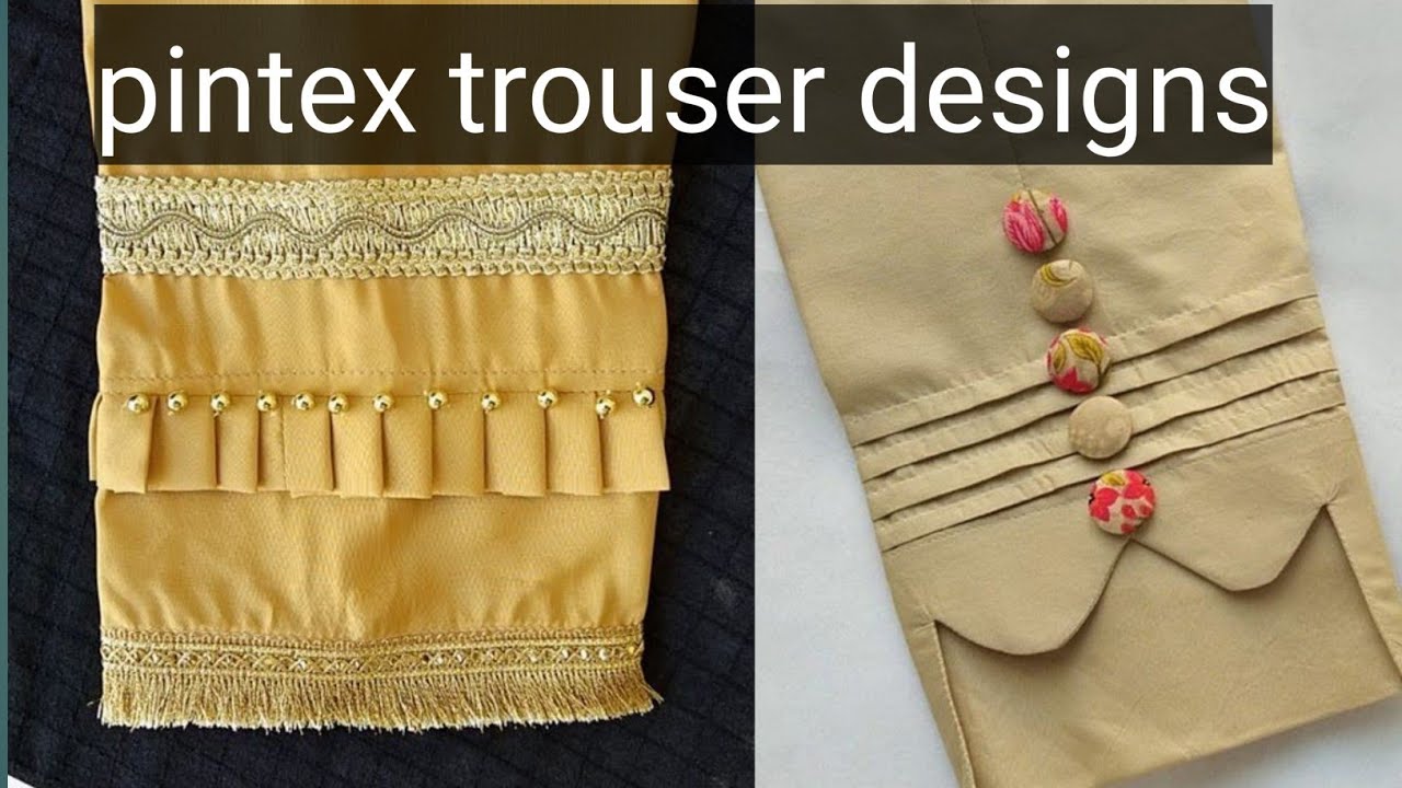 pintex trousers designs - YouTube