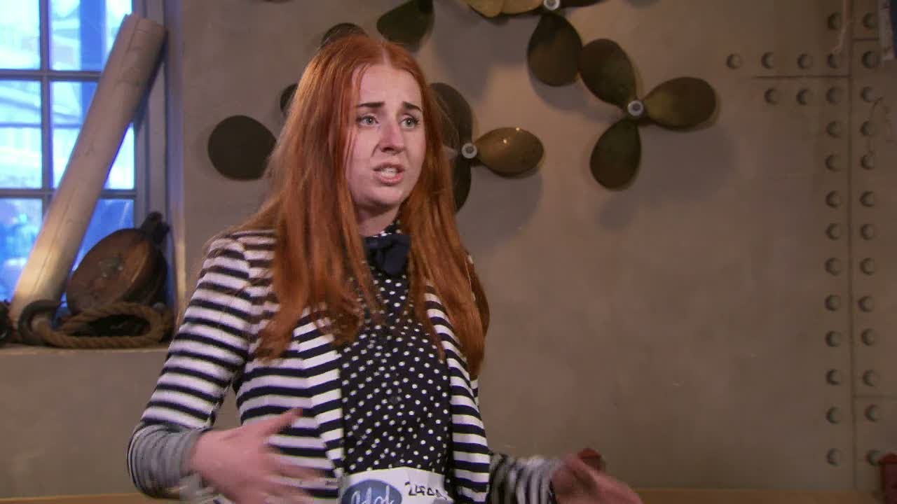 Snusexperten Matilda Westlund sjunger Bagge av stolen - Idol Sverige ...