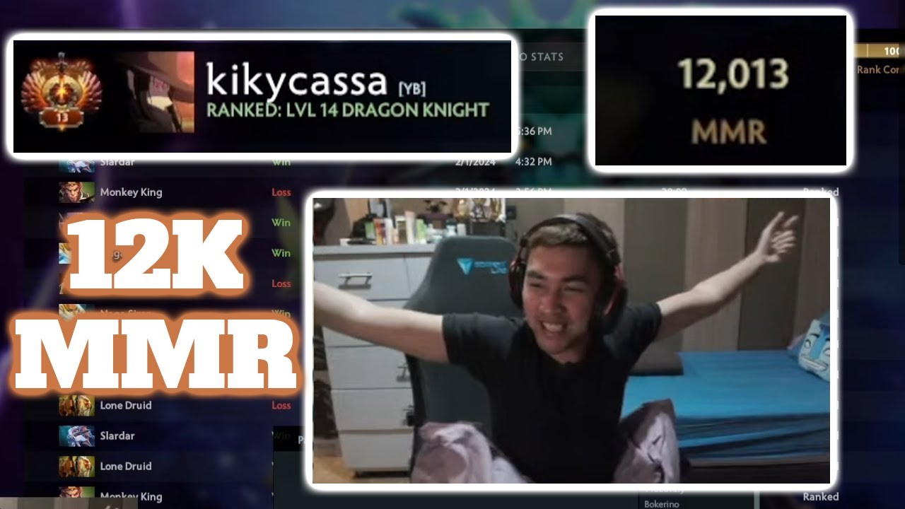 CONGRATULATIONS INYOURDREAM FOR REACHING 12K MMR - YouTube