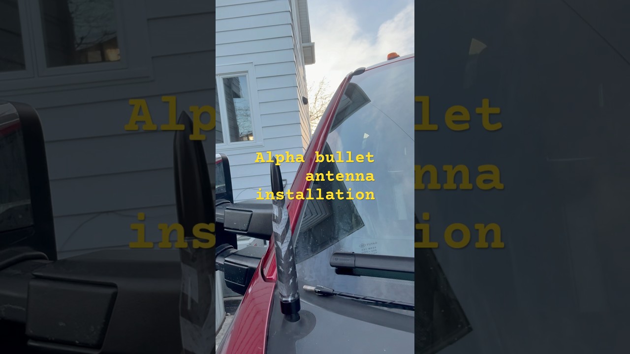 Alpha defense 50 caliber bullet antenna. #rvtransport #automobile # ...