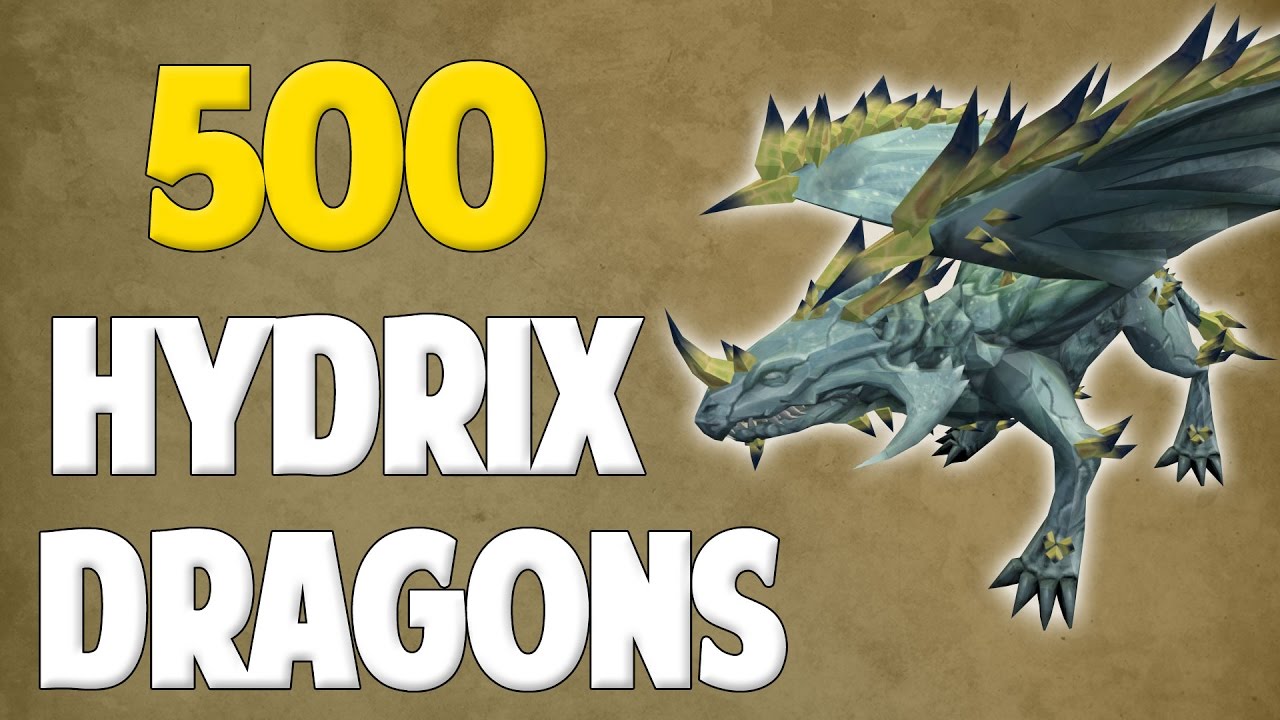 Runescape 2017 | Loot from 500 Hydrix Dragons - YouTube
