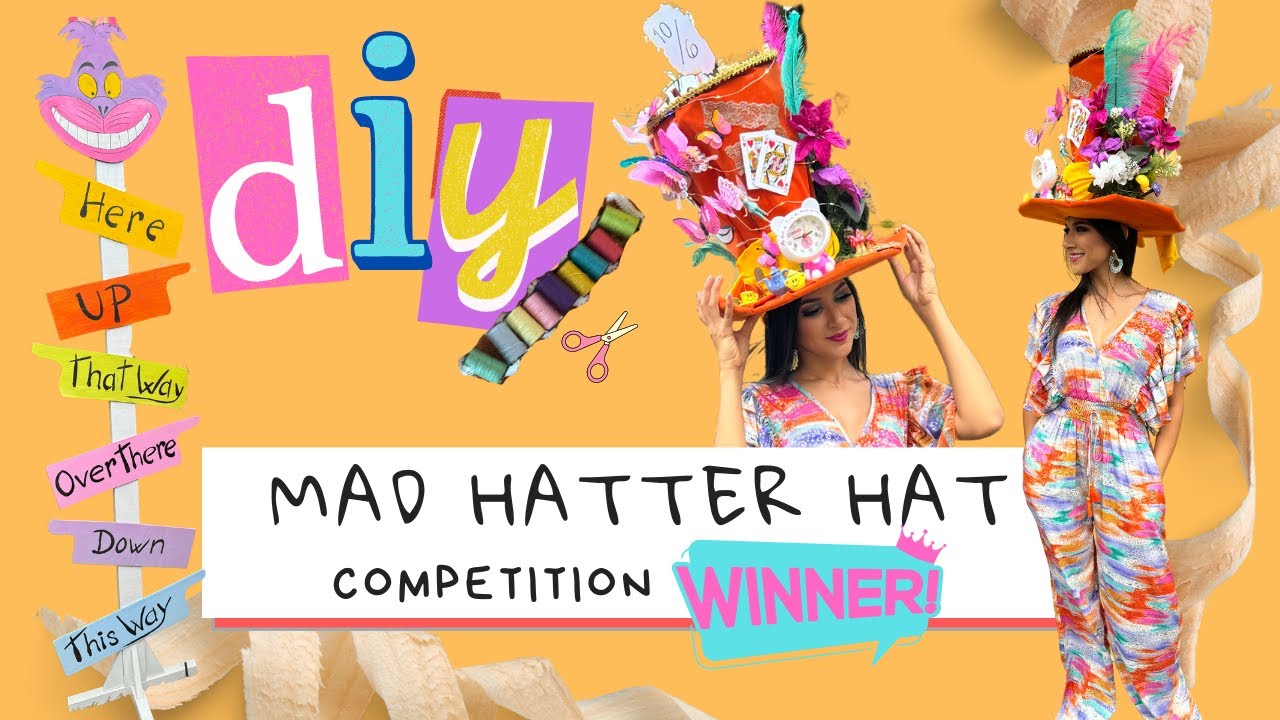 DIY Mad Hatter Hat Competition Winner! - YouTube