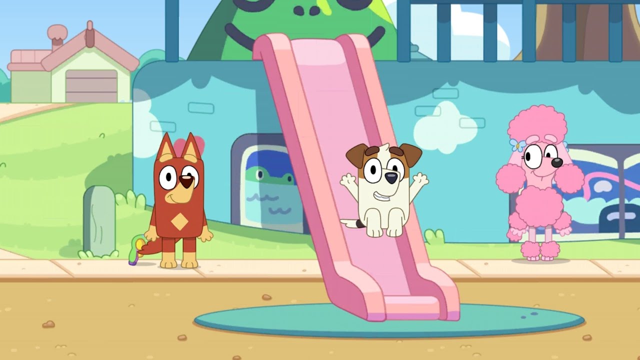 Bluey: Jake and his Friends Slide Fun | 12 - YouTube