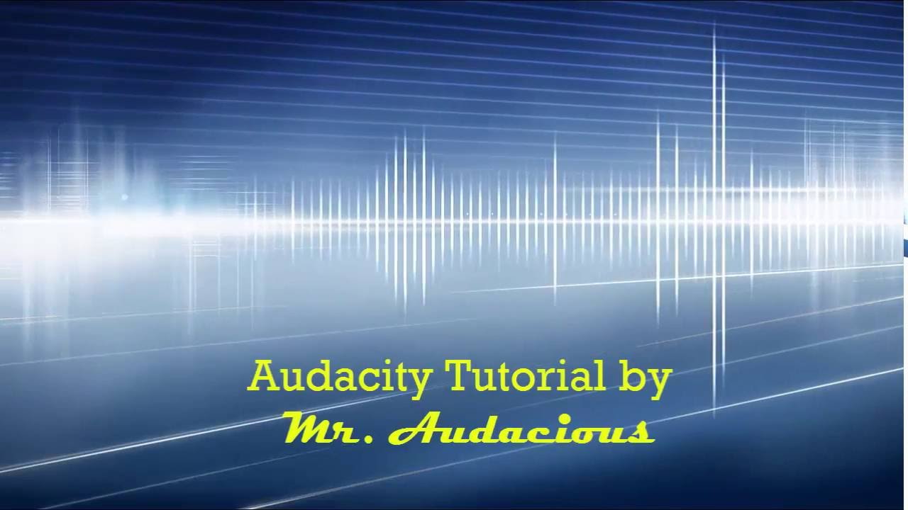 Audacity Tutorial - Remove background noise - YouTube