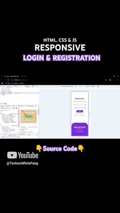 Responsive Login Form Html Css Javascript Webdesign Webdevelopment Plants