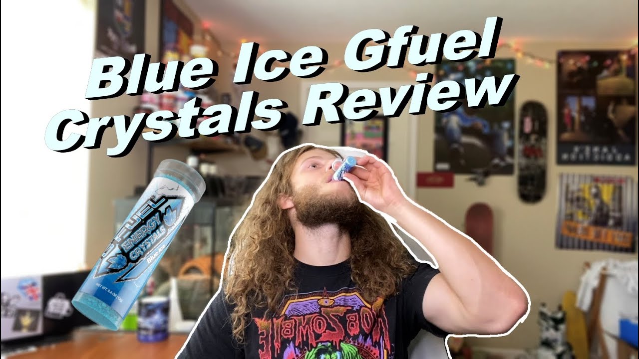 Blue Ice Gfuel Crystals Review!! - YouTube