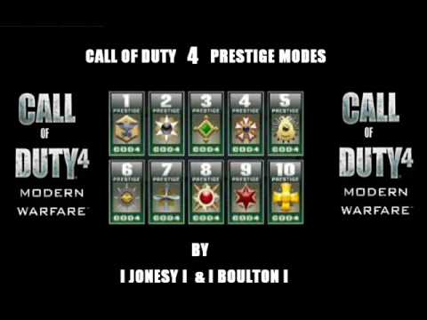call of duty 4 prestige modes - YouTube