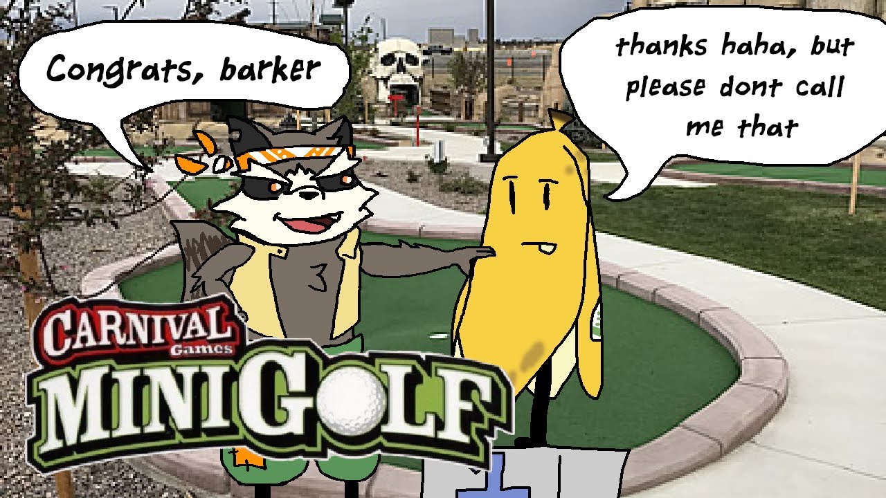 Carnival Games Mini-Golf VS Ethan (Race 97) - YouTube
