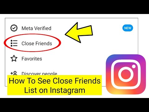 How To See Close Friends List On Instagram - How To Add Someone on ...