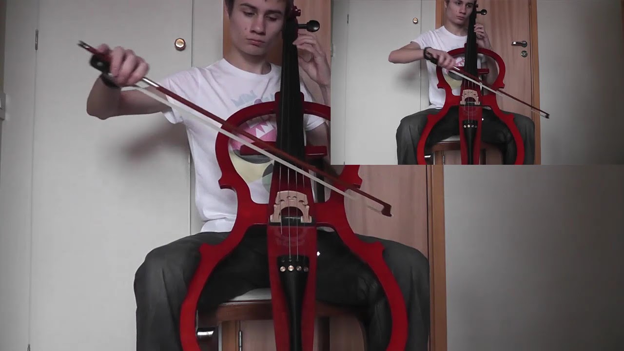 Playing electric cello for the first time - YouTube